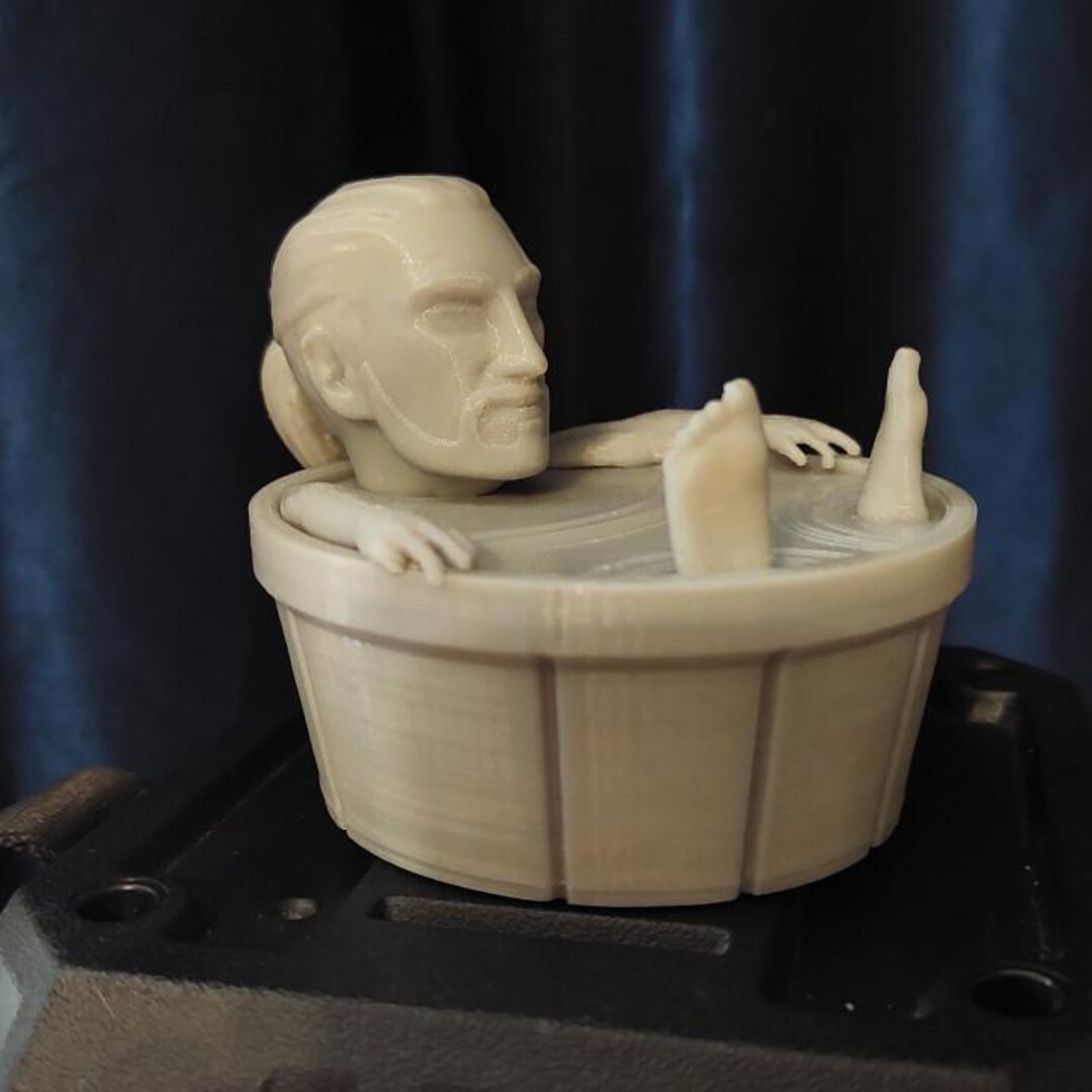 Chibi Geralt of Rivia in the Bath - the Witcher - Geralt Figure ...