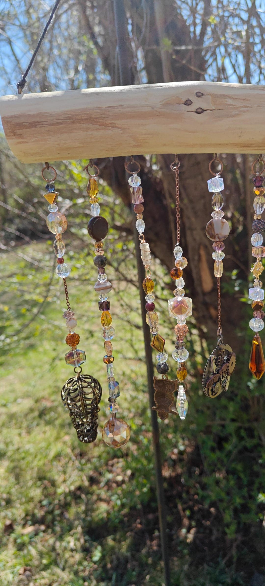 Bronze Steampunk Stick Suncatcher - Etsy