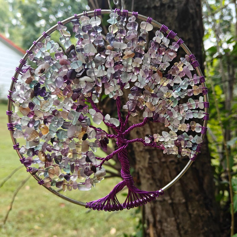 Wire Tree Suncatcher - Etsy