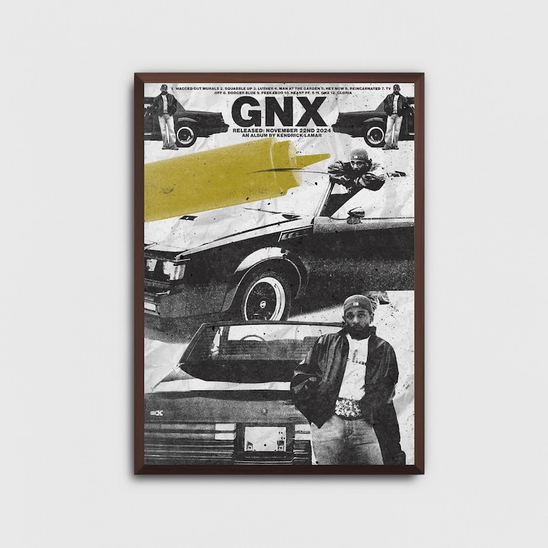 Kendrick Lamar Gnx Poster - Etsy