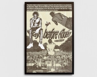 Travis Scott Days Before Rodeo Album Poster - Etsy