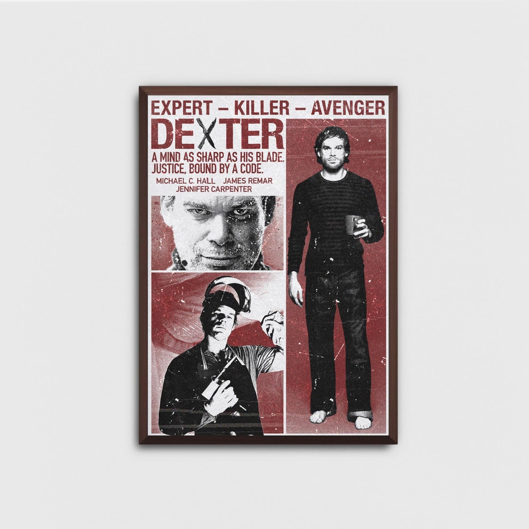 Dexter Poster Digital Download, Dexter Print, Dexter Wall Art, Dexter ...