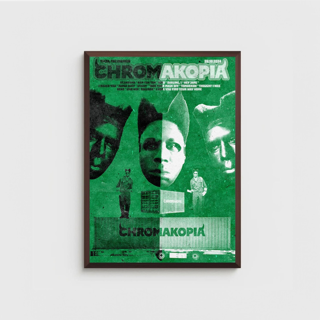 Chromakopia Poster Digital Download, Tyler, the Creator Poster, Tyler ...