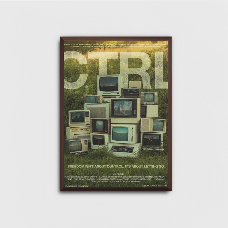 SZA Ctrl Album Poster Digital Download, SZA Poster, SZA Print, Ctrl ...