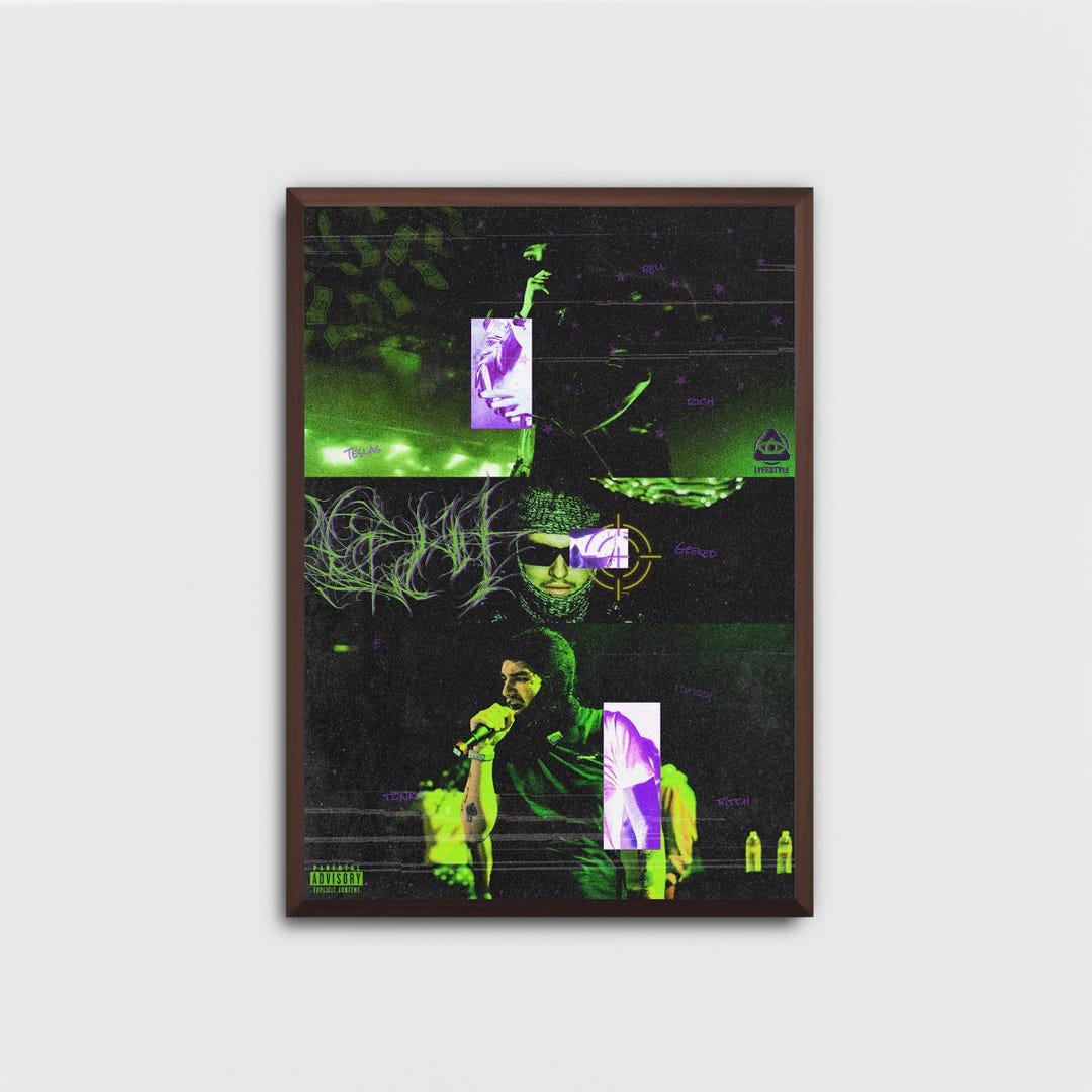 Yeat Poster, Yeat Print, Yeat Rap Wall Art, Yeat Rapper Poster, Music ...