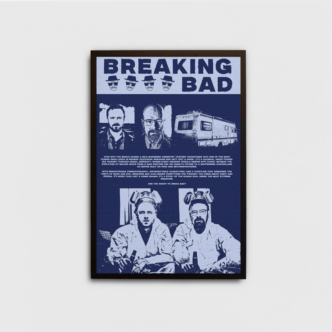 Breaking Bad Poster, Breaking Bad Print, Breaking Bad Wall Art ...