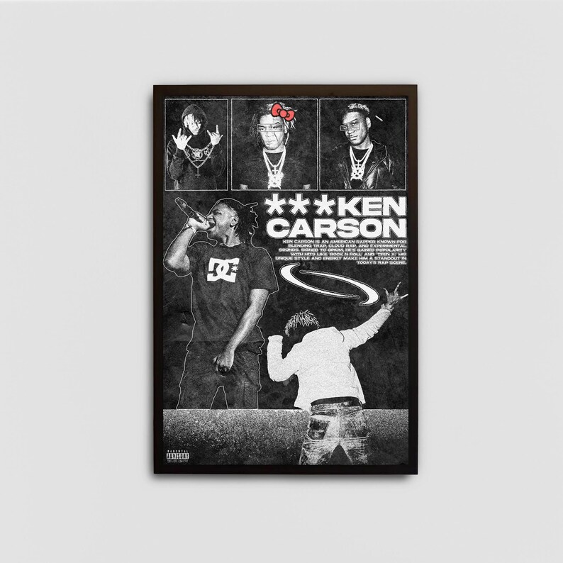 Ken Carson Poster, Posters, Wall Art, Prints, Artwork, Room Decor ...