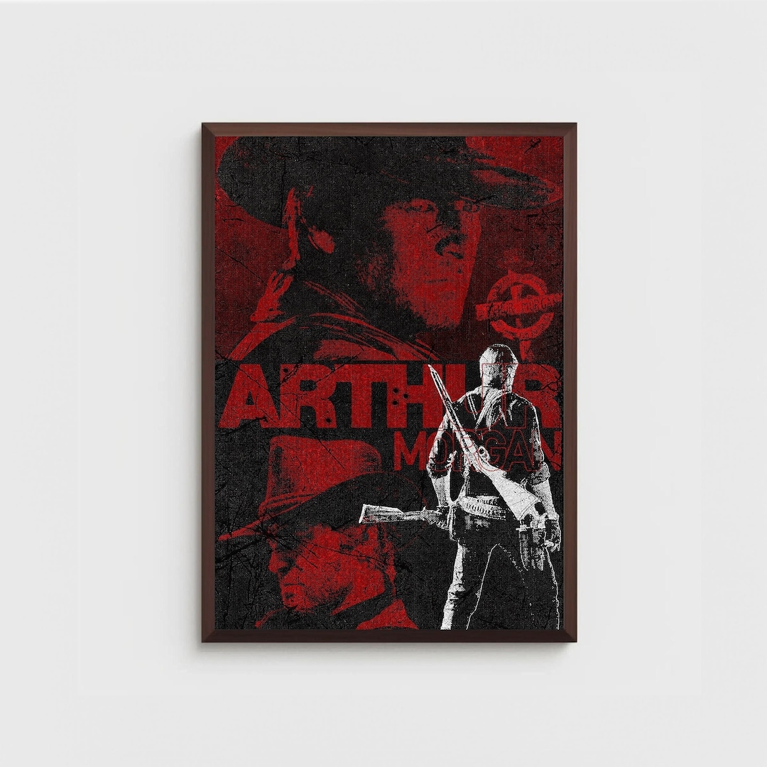 Arthur Morgan / Red Dead Redemption Poster, Rdr2 Poster, Rdr2 Print ...