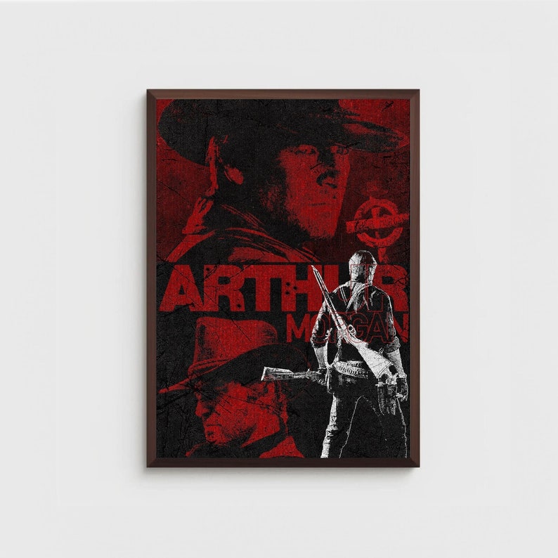 Arthur Morgan / Red Dead Redemption Poster, Rdr2 Poster, Rdr2 Print ...