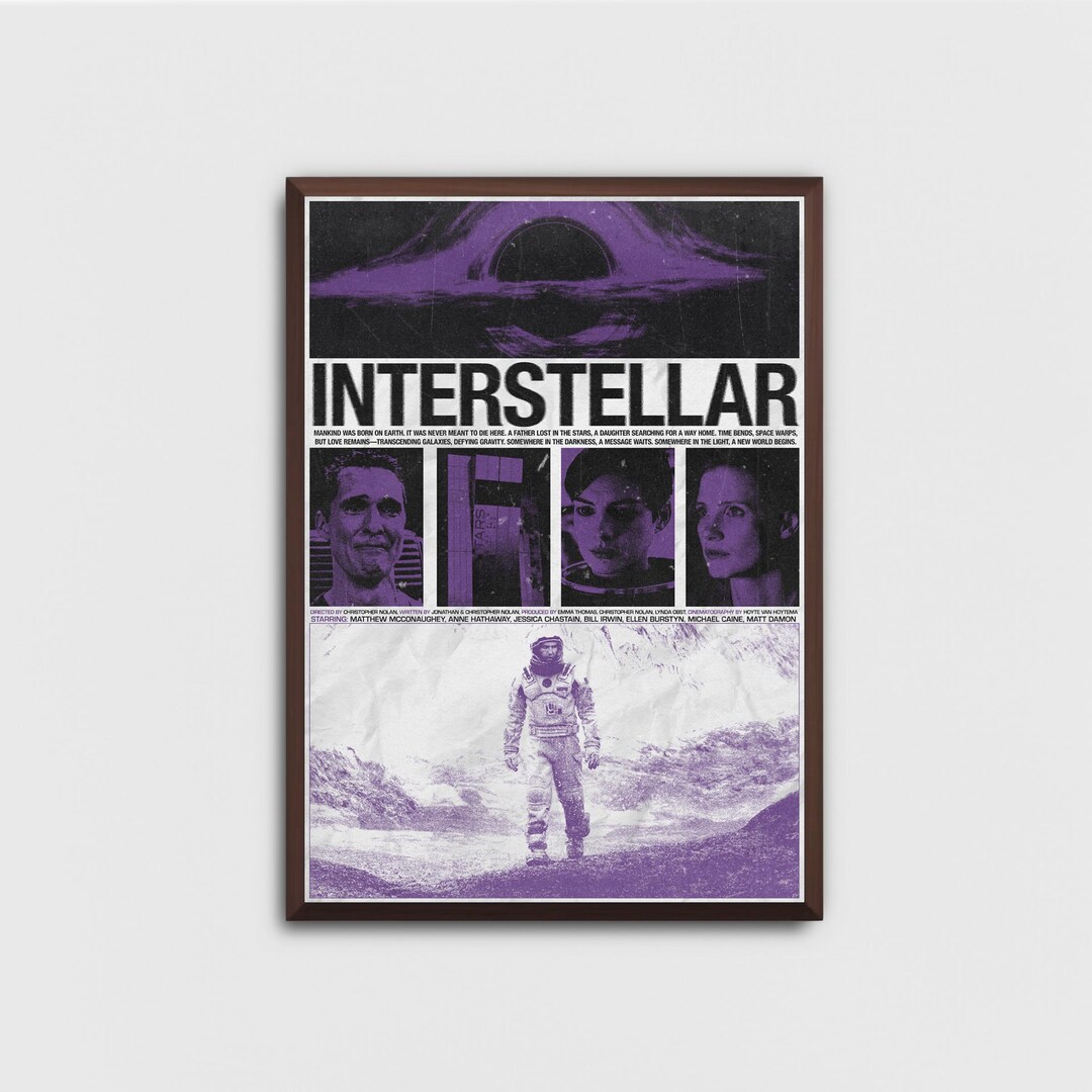 Interstellar Poster, Interstellar Print, Interstellar Wall Art ...