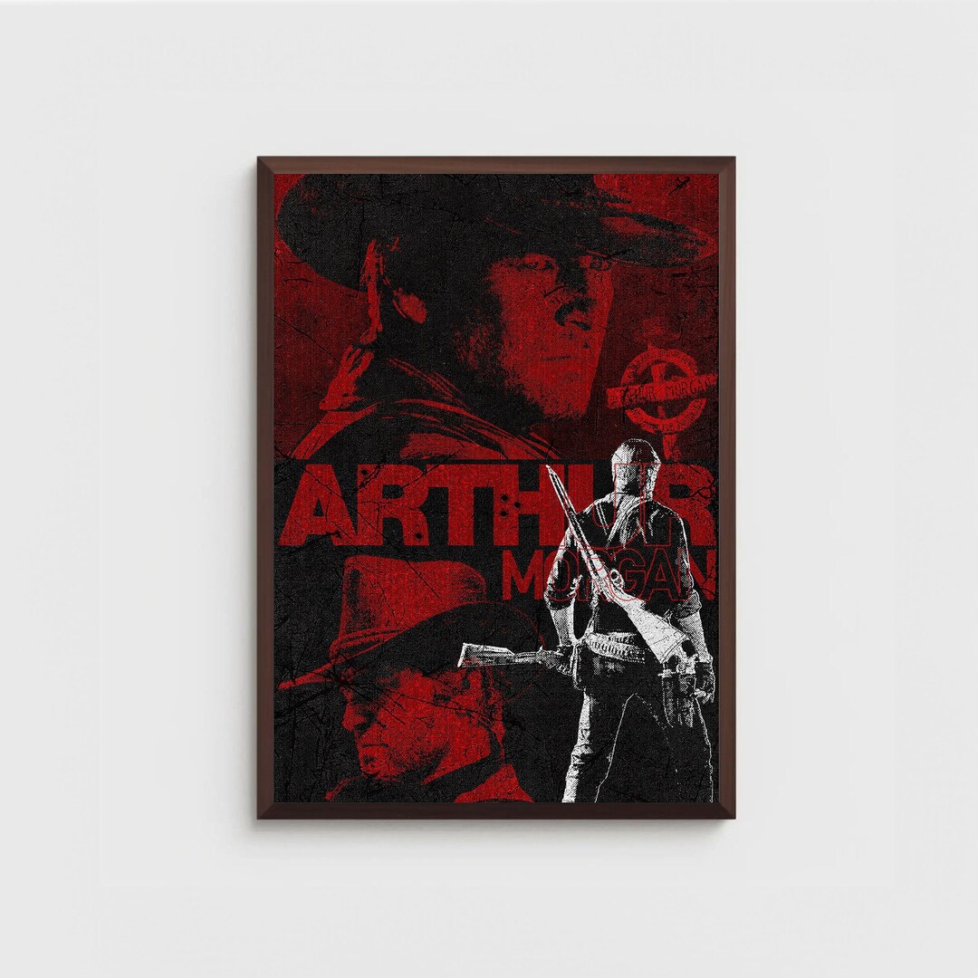 Arthur Morgan / Red Dead Redemption Poster Digital Download, Rdr2 ...