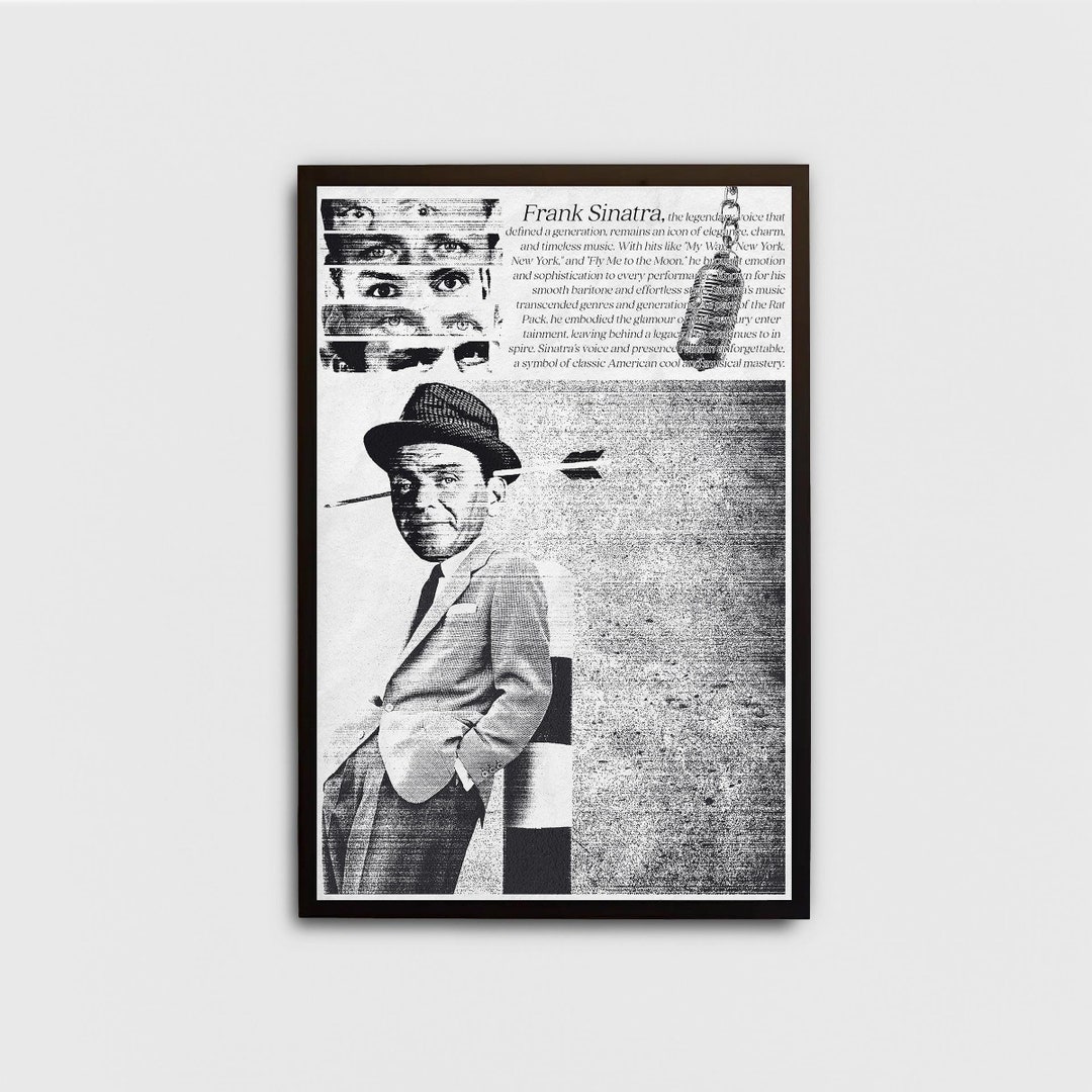 Frank Sinatra Poster, Frank Sinatra Prints, Music Poster, Music Print ...