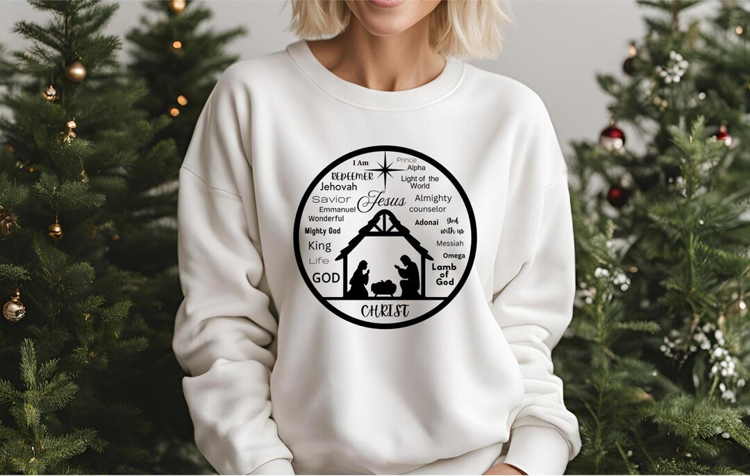 Nativity SVG, Names of Christ SVG , Nativity Scene Svg, Christmas SVG ...