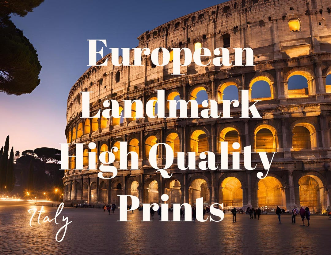 European Landmarks High-quality Digital Prints, Featuring Switzerland ...