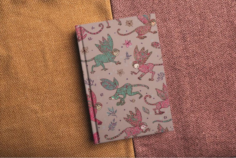 Flying Monkey Pattern | Seamless JPG Digital Download | Whimsical ...