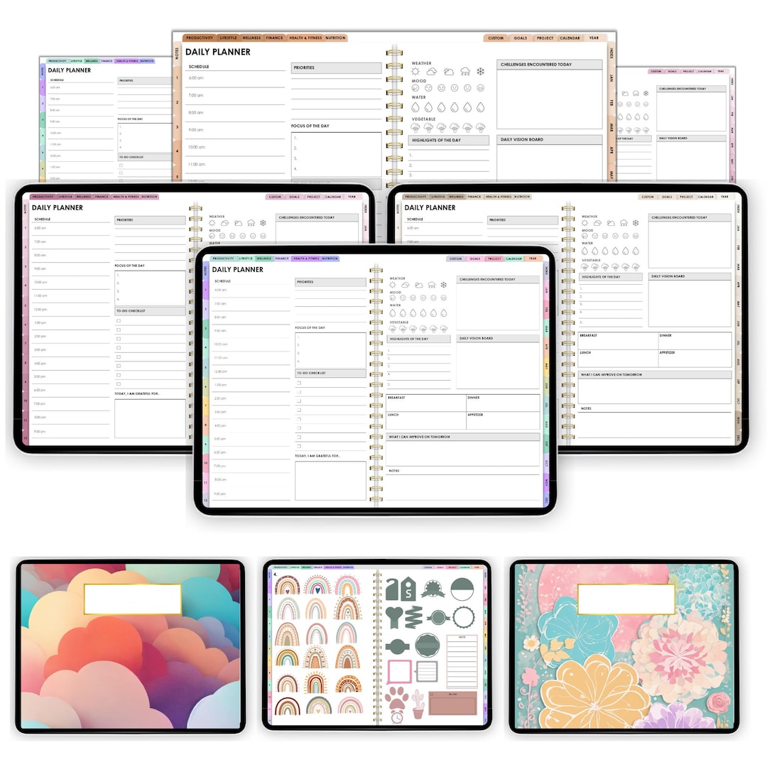 2025–2026 Ultimate All‑in‑one Planner – Printable Digital Planner ...