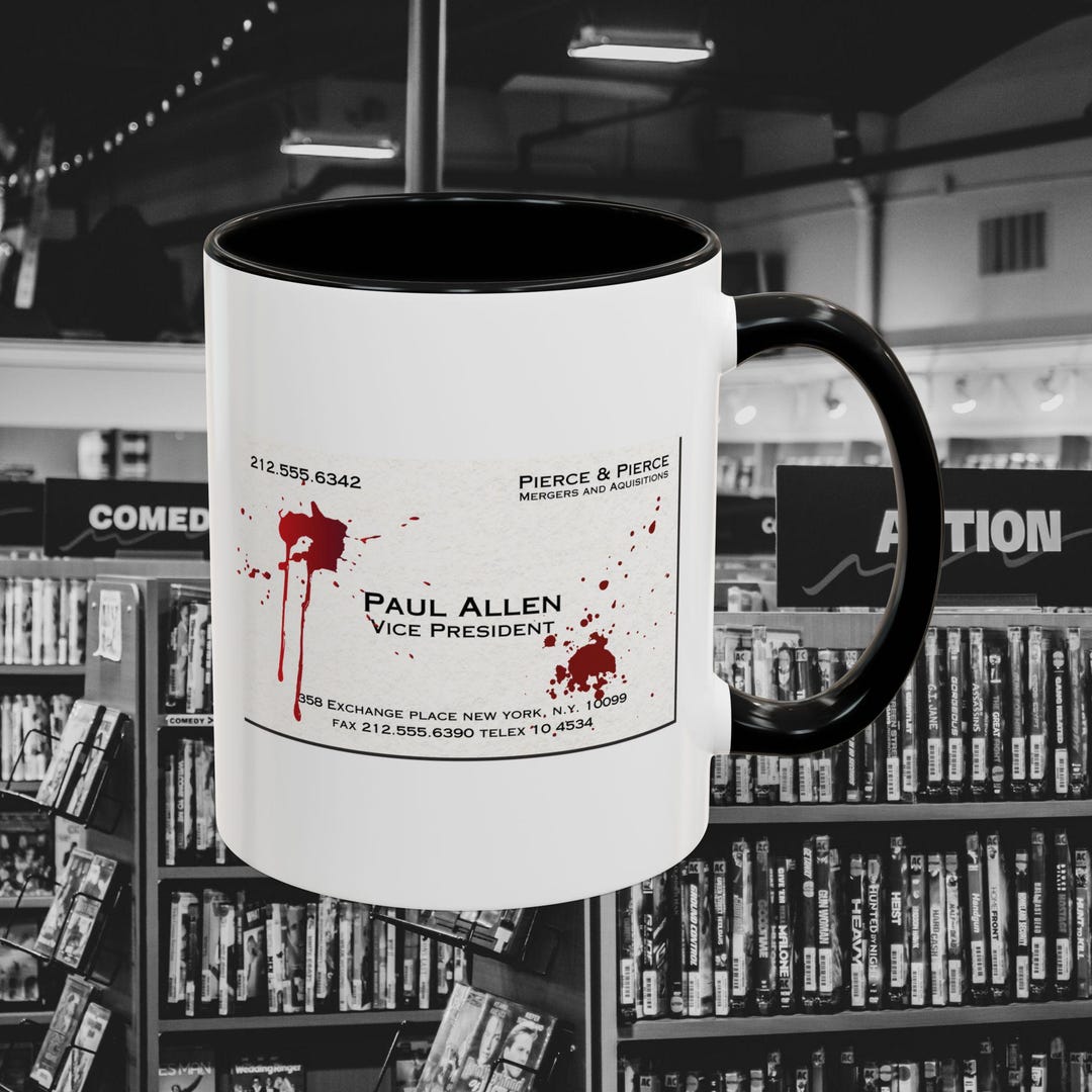 Paul Allen - American Psycho Moive Theme Mug. - Etsy