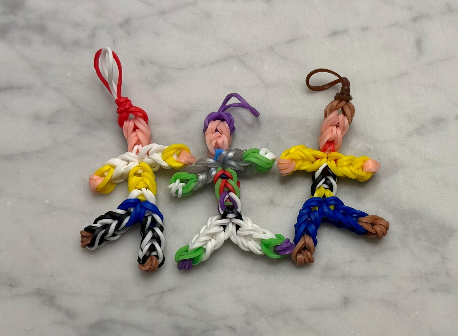 Preppy Pals by Jules Are Mini Party Packs of 3 Handmade Rainbow Loom ...