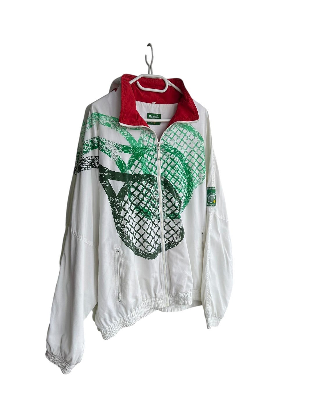 Vintage Heineken Tennis Windbreaker Mens Limited Jacket 1990s - Etsy