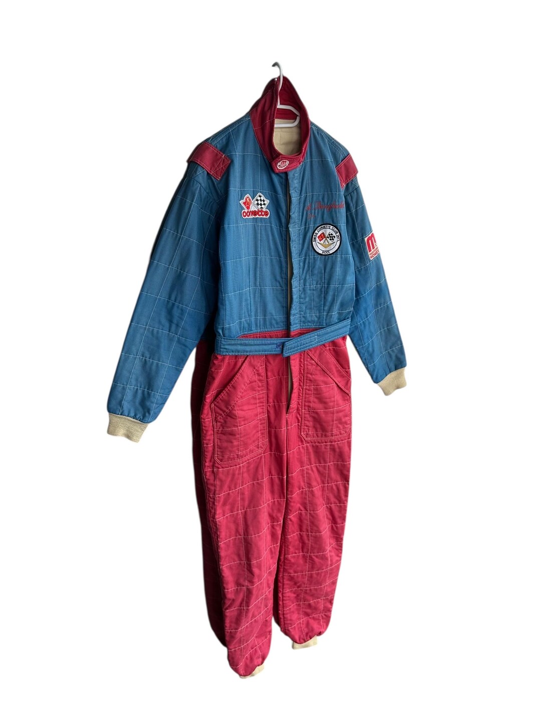 Vintage 1980s NOMEX Racing Suit Maxessoires Swiss Corvette Club Fire ...