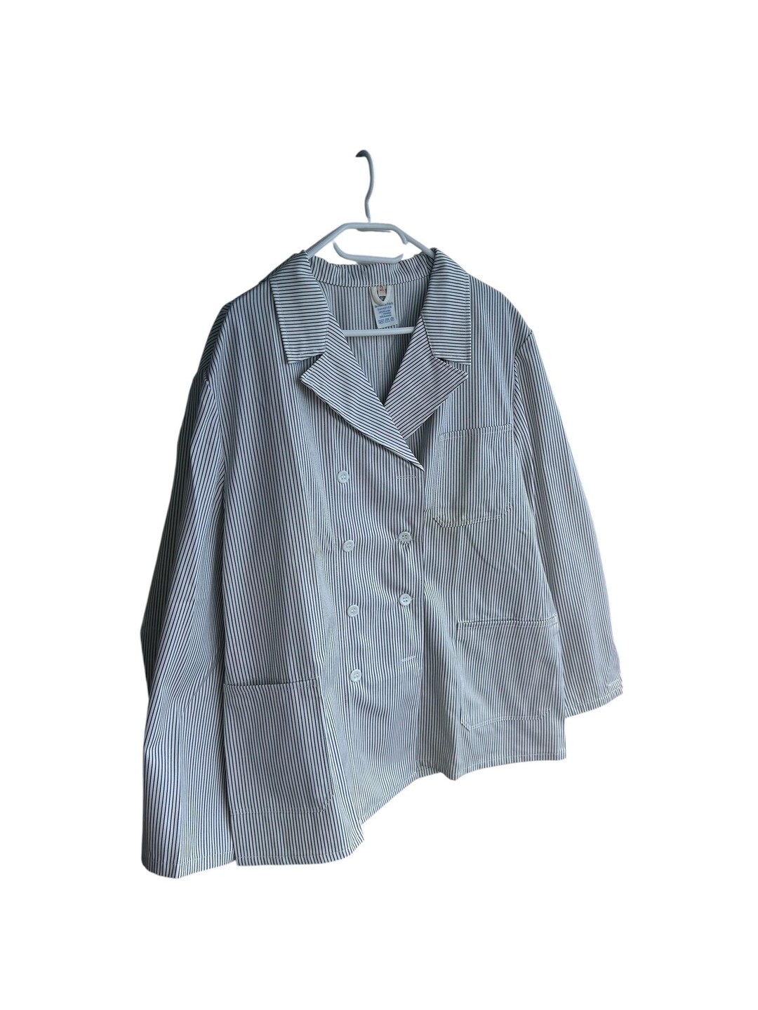 Vintage German Workwear Striped Jacket Buchholz Hannover Size 52 ...