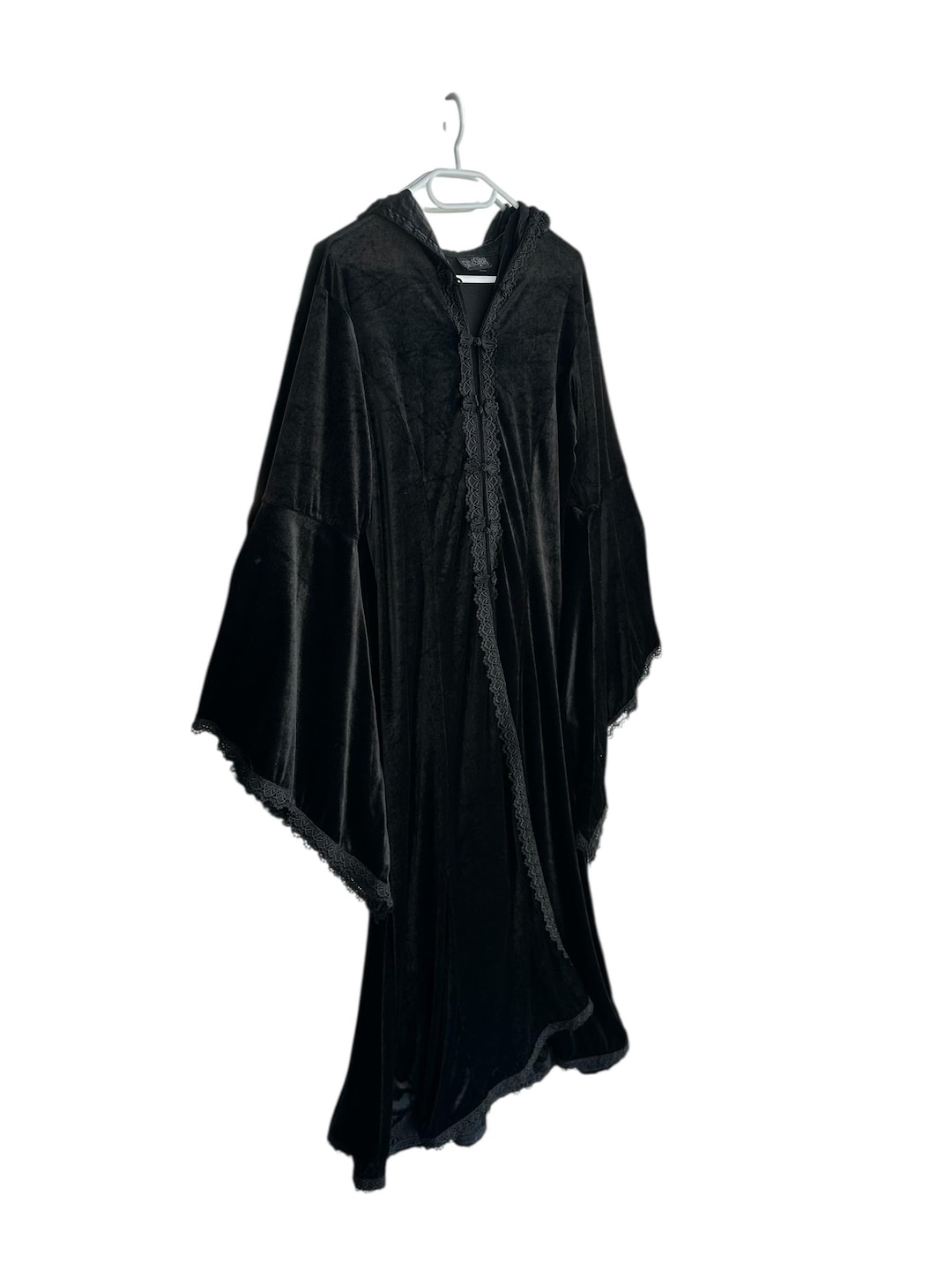 Vintage Sinister Edwardian Gothic Black Long Sleeves Dress Sz L - Etsy
