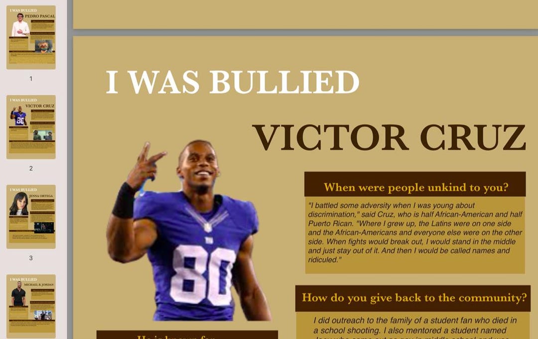Pop Culture Anti-bullying Portrait Informative Posters (7pgs) School ...