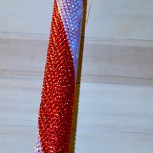 Limited Edition Glamorous Walking Cane With Sparkling Red and White ...