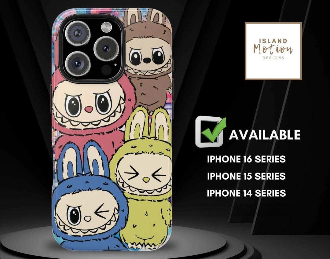 Labubu Inspired Phone Case, Labubu Phone Case, Zimomo, Labubu Phone ...