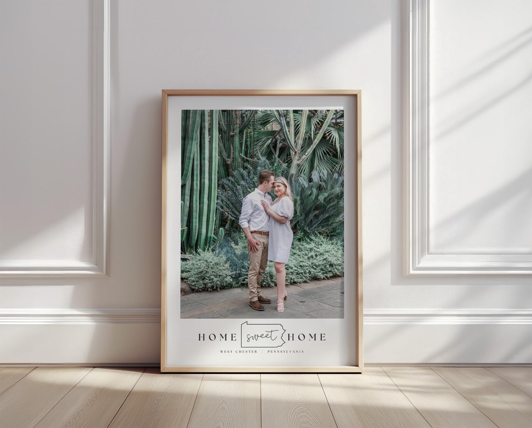 Personalized Pennsylvania Home Sweet Home Photo Art (digital Download ...