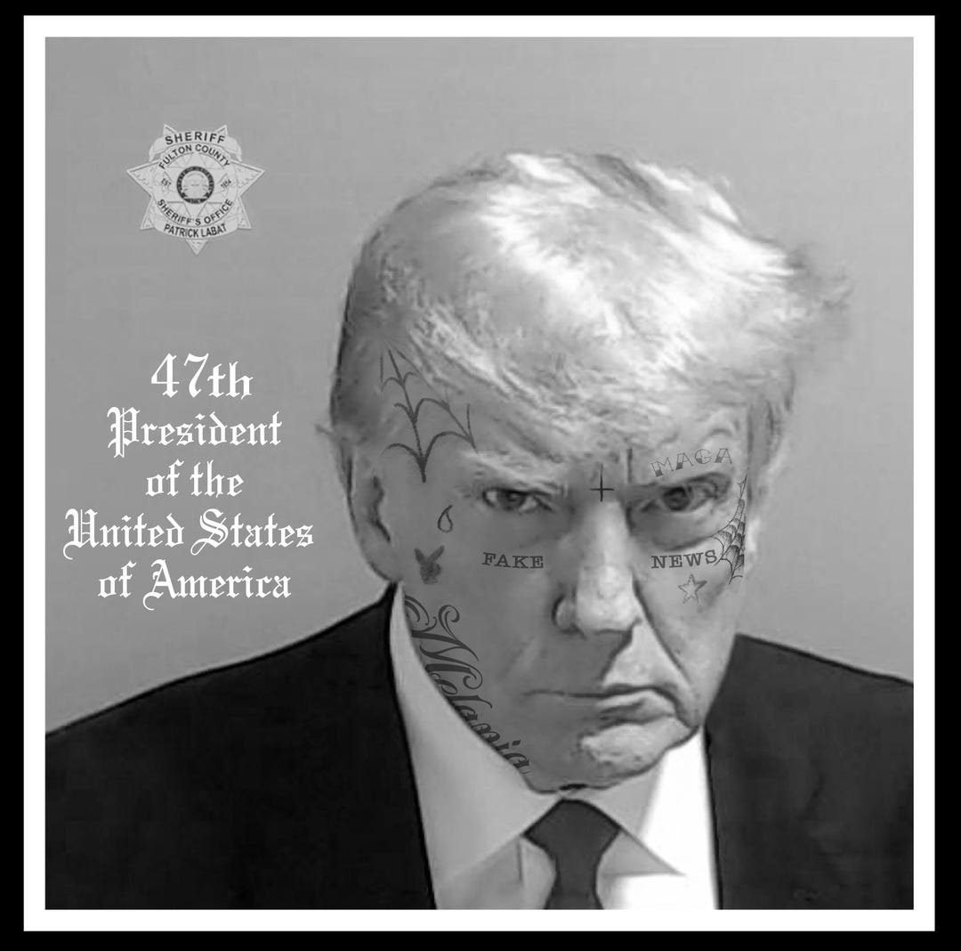 Trump Mugshot Sticker - Etsy