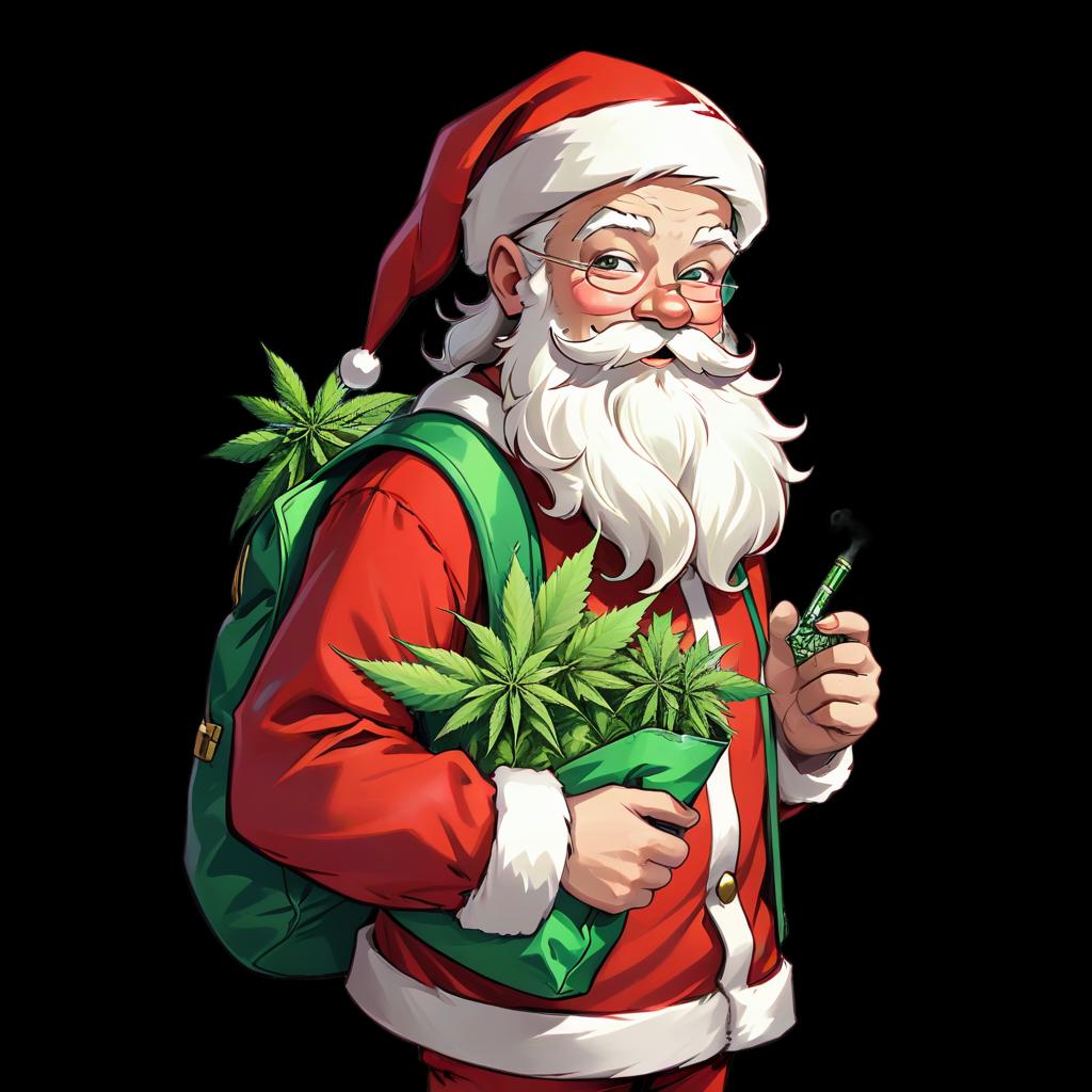 Stoner Santa VTUBER Pngtuber for Veadotube / Vtubing Kick Twitch ...