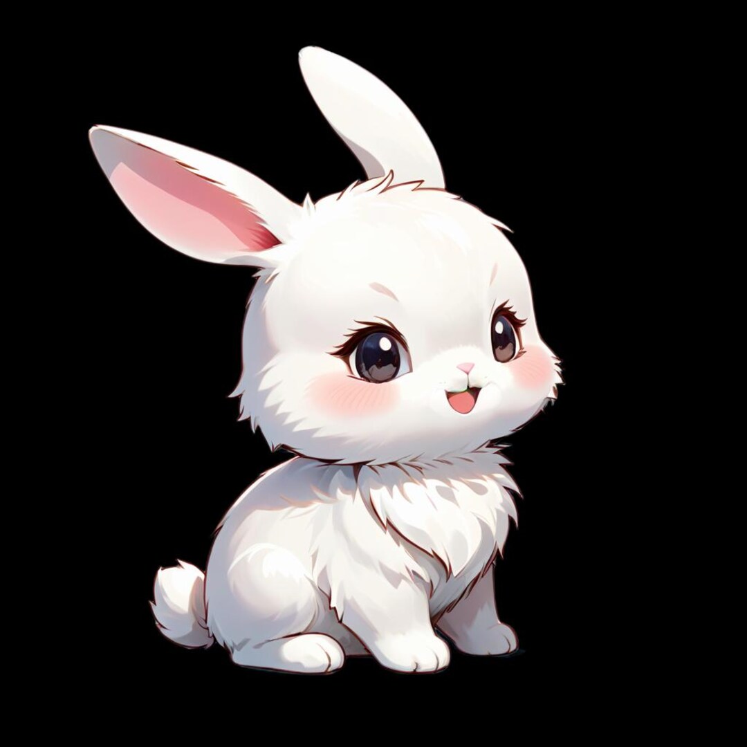 Cute Bunny Rabbit VTUBER Pngtuber for Veadotube / Vtubing Kick Twitch ...