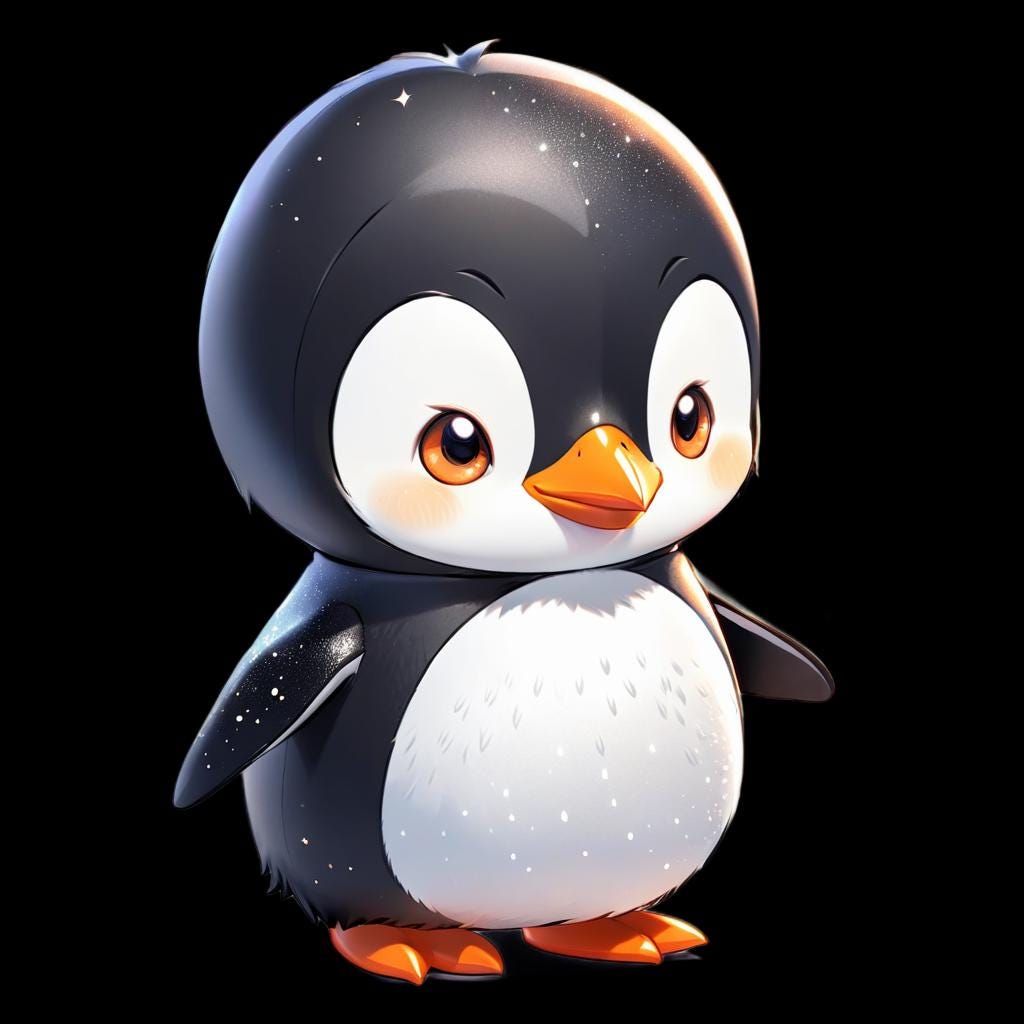 Cute Penguin Chibi Vtuber/pngtuber for Streaming - Etsy