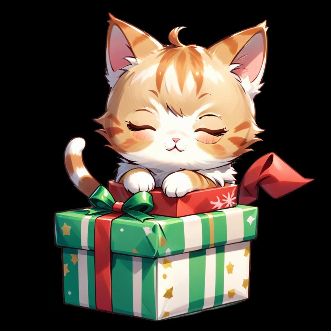 Present Cat VTUBER Pngtuber for Veadotube / Vtubing Kick Twitch Discord ...