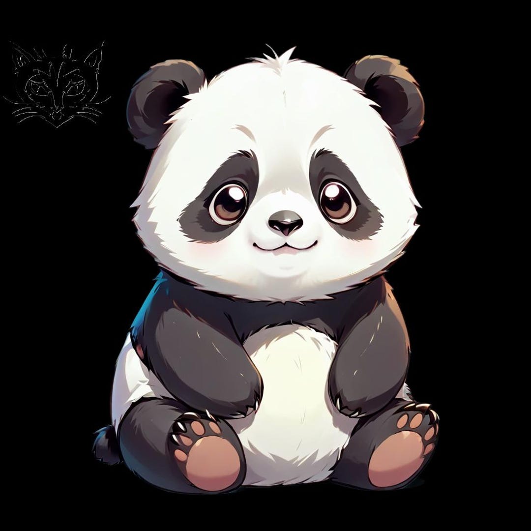 Cute Panda VTUBER Pngtuber for Veadotube / Vtubing Kick Twitch Discord ...