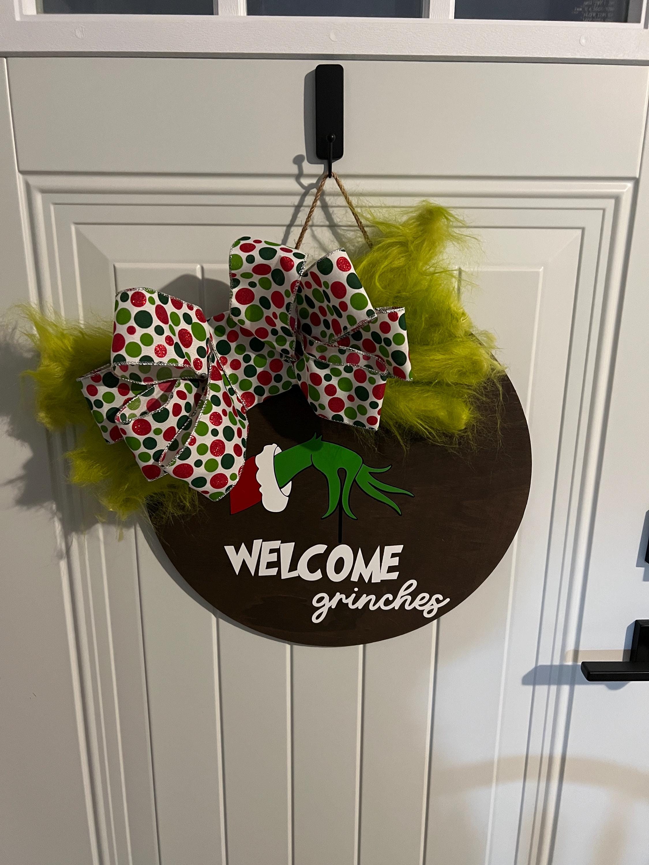 Welcome Grinches Door Sign - Etsy