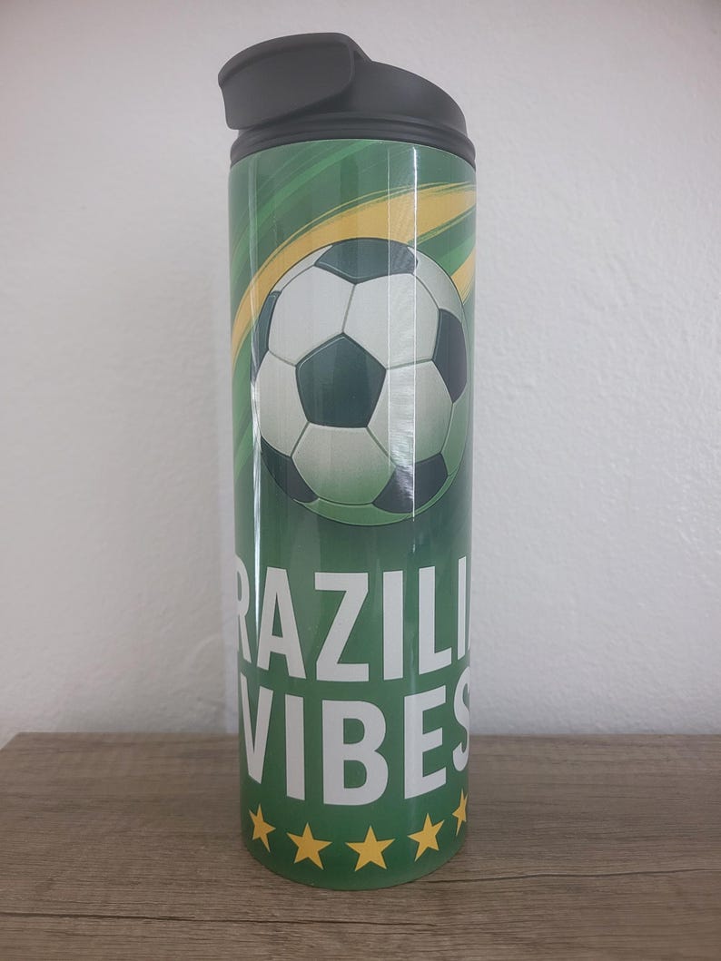 World Cup 2026 Tumbler, Brazil Tumbler, Soccer Water Bottle - Etsy