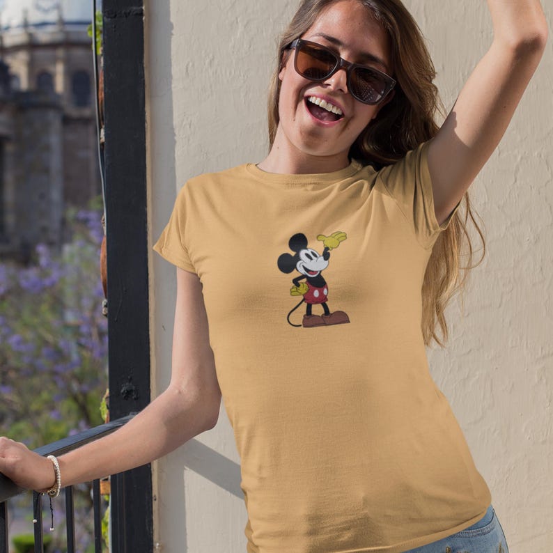 Vintage 1929 Mickey Mouse From Mickeys Follies Digital Embroidery Pattern Classic Mickey ...