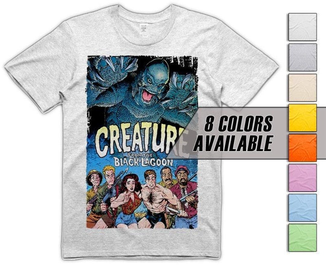 Creature From the Black Lagoon V24 Men's T Shirt All Sizes S-5XL 8 ...