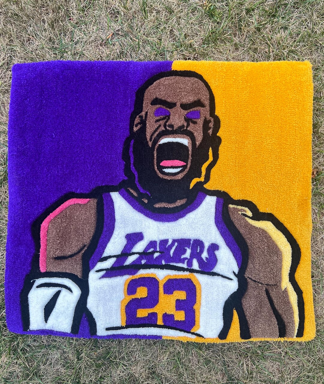 Lebron James Custom Tufted Rug - Etsy