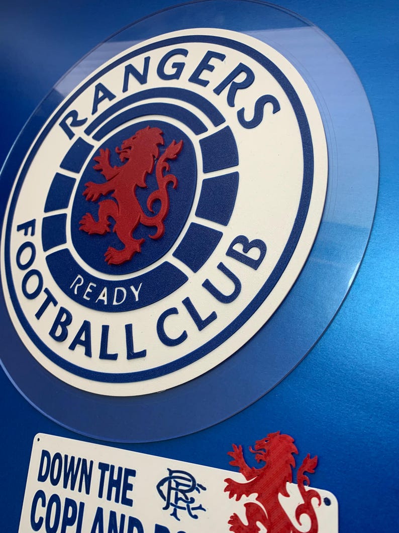 Rangers Crest 3d Printed Wall Art - Etsy
