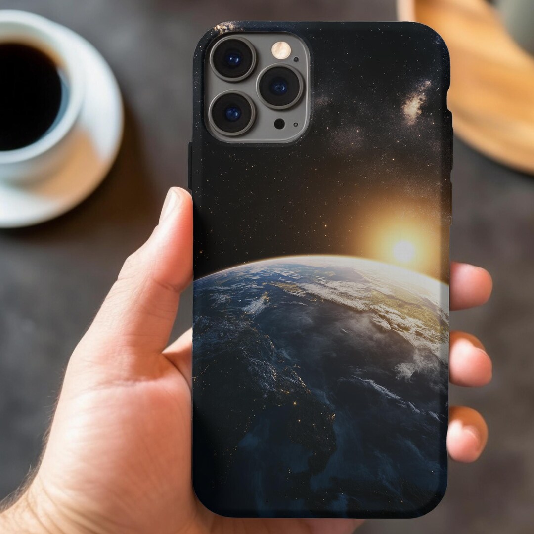 Earth From Space Phone Case, Vivid Photo Design, Fits iPhone Samsung ...