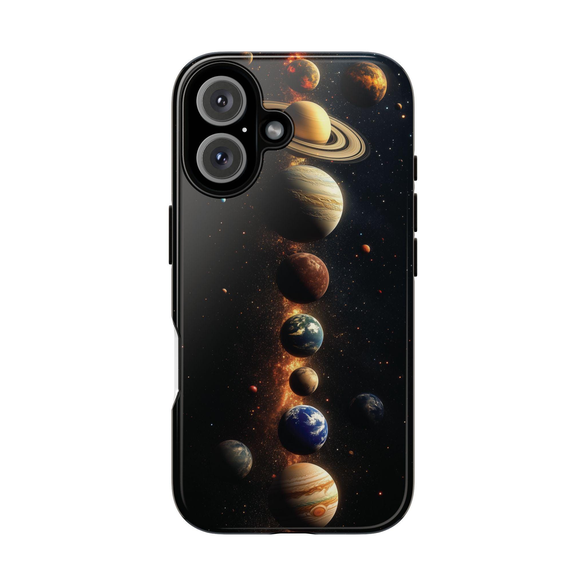 Solar System Planets Phone Case, Durable Photorealistic Cover for ...