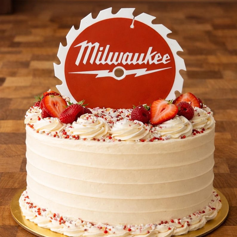 Milwaukee Tool Circular Saw Cake Topper Celebrating Builders! - Etsy