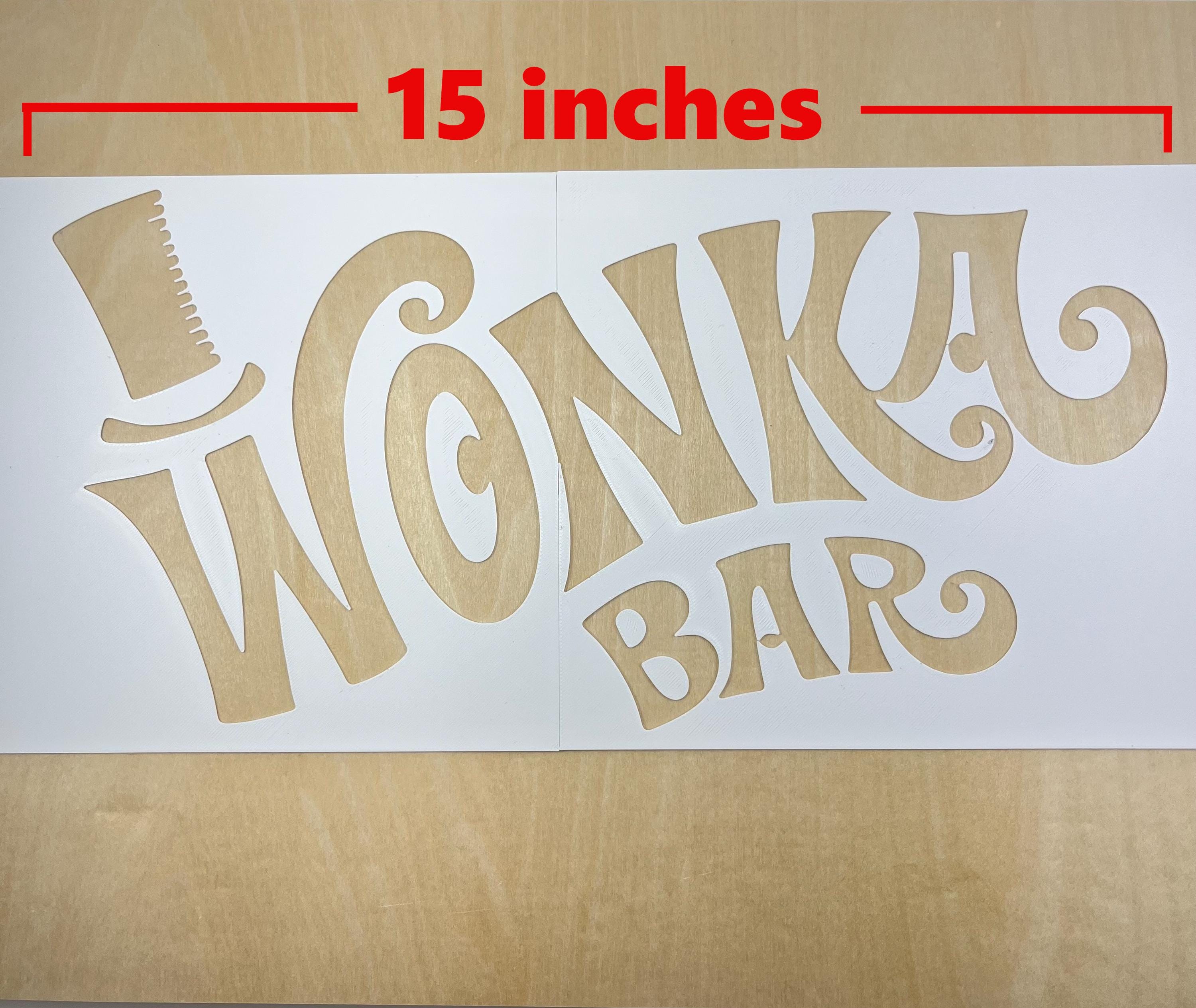 Wonka Bar Stencil for Boxes! - Etsy