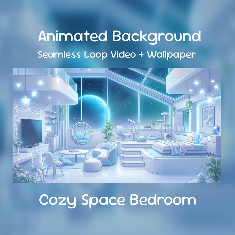 Space Animate Background - Etsy