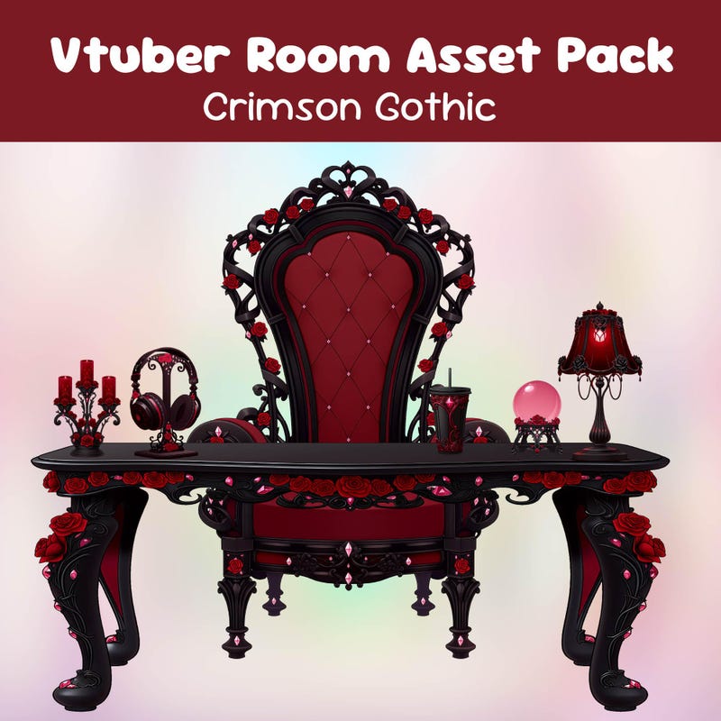 Vtuber Room Asset Pack - Etsy