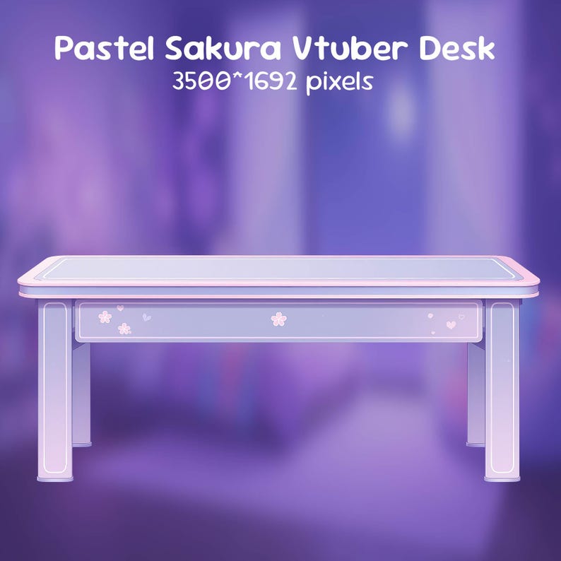 Pastel Sakura Vtuber Room Asset Pack and Background : Cherry Blossom ...