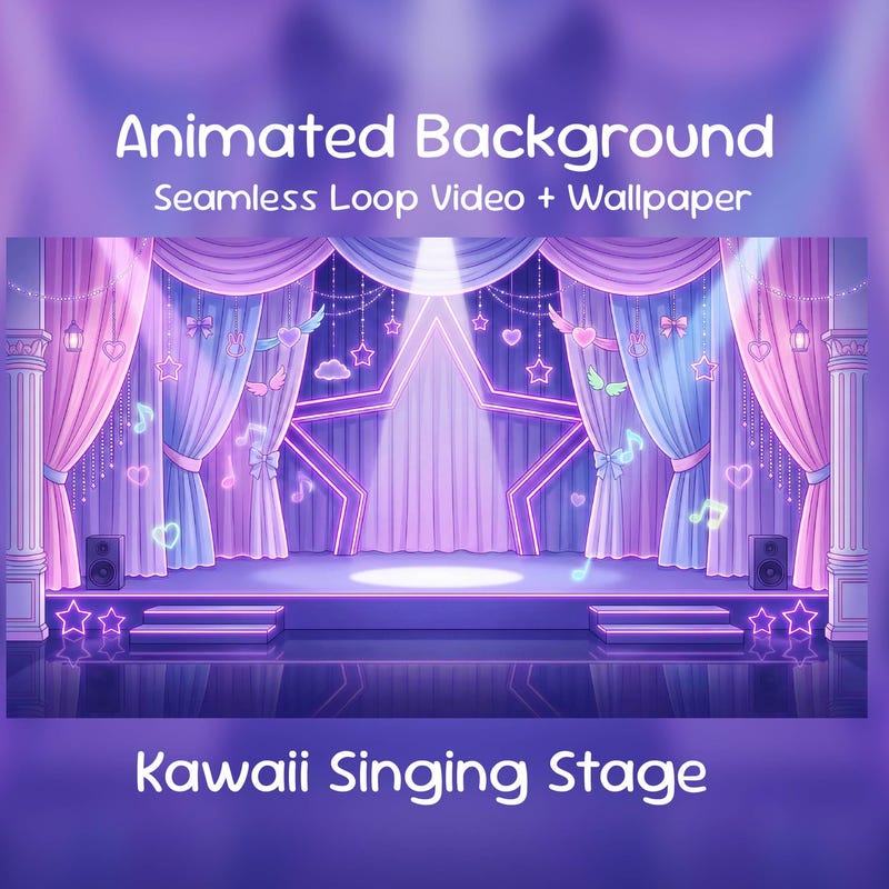 Background Animated Stage - Etsy